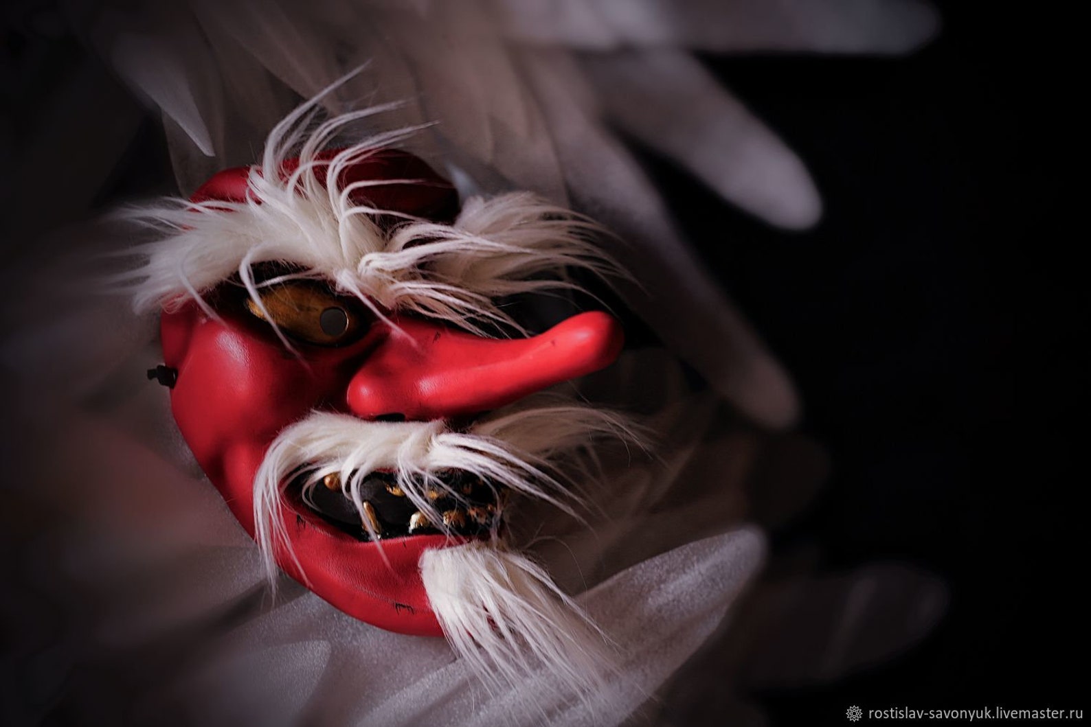 Classic Japanese Tengu Mask - Etsy