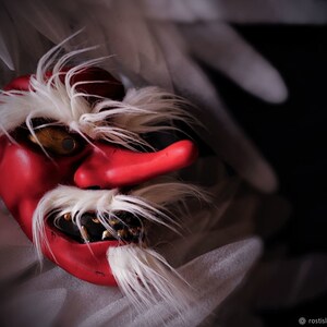 Classic Japanese Tengu Mask - Etsy