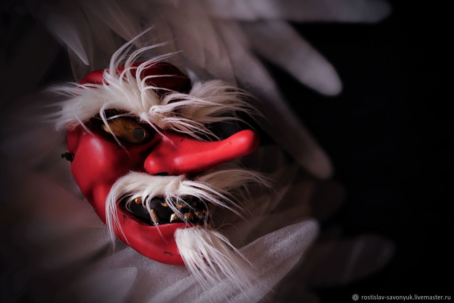 Classic Japanese Tengu Mask - Etsy