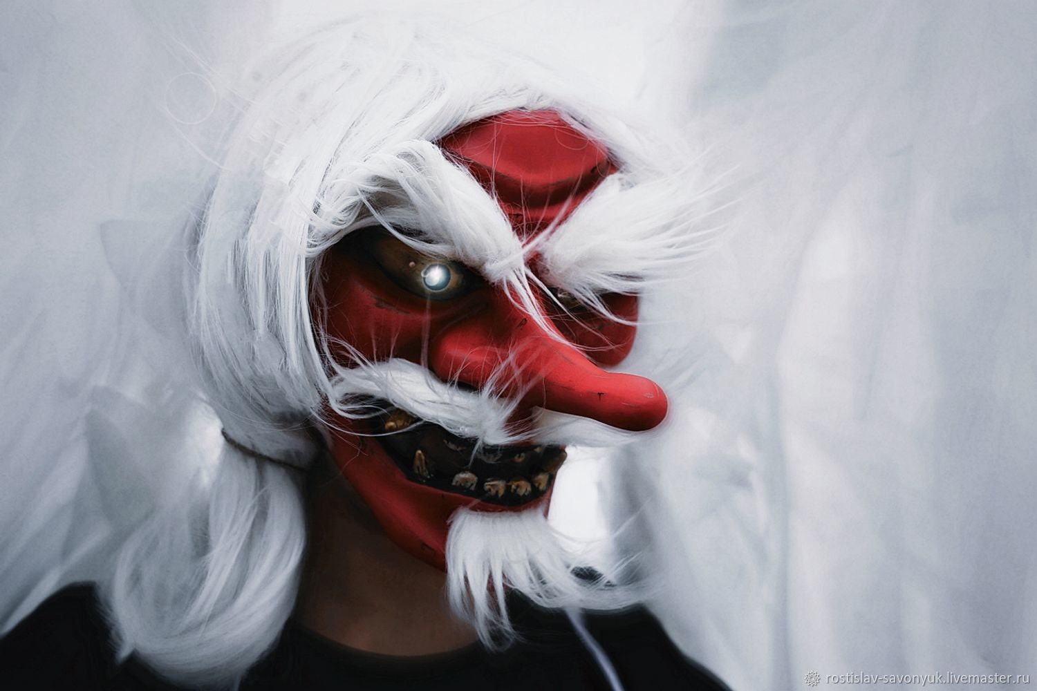 Classic Japanese Tengu Mask - Etsy