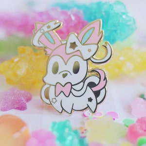Sylveon Shiny Eeveelution Enamel Pin - Etsy
