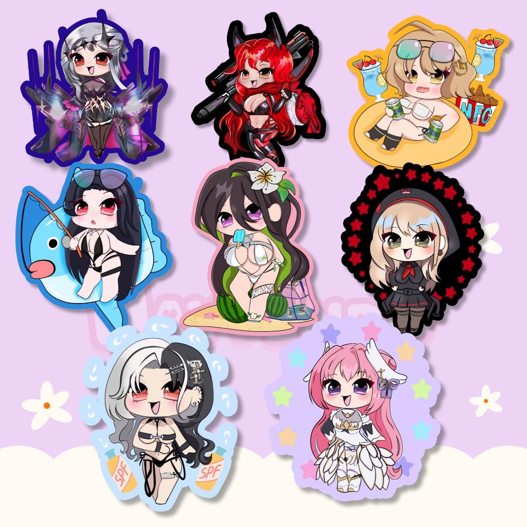 Nikke Vinyl Stickers // Waterproof Laptop Decal // Water Bottle Sticker ...