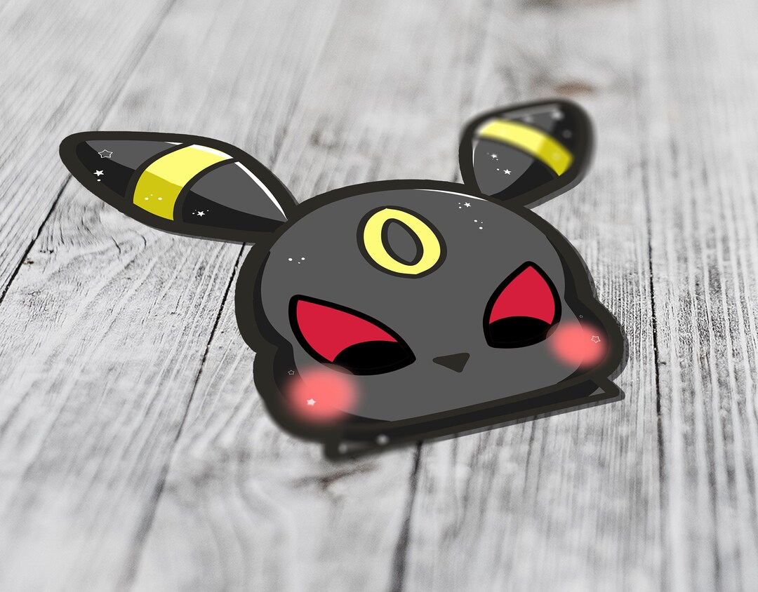 Umbreon Kawaii Anime Car Peeker - Etsy