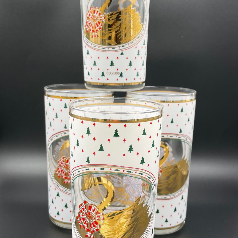 Christmas Glassware - Etsy