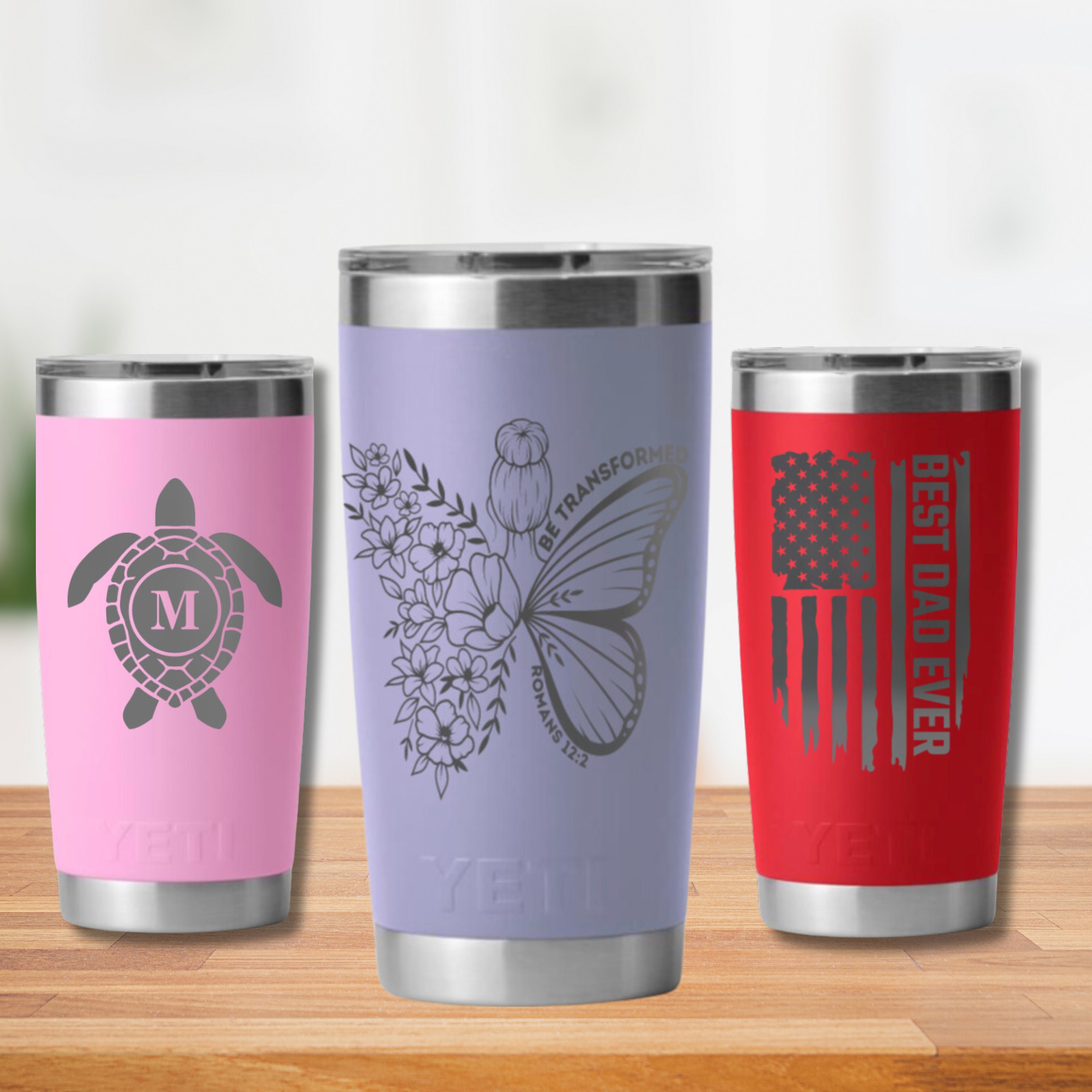 Personalized YETI TUMBLER 20 Oz Rambler Insulated Travel Mug ...