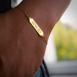 Personalized Custom Chain Bracelet 925 Sterling Silver Jewelry Engraved ...