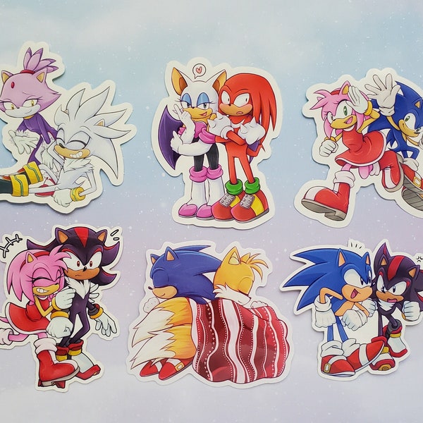 Sonic Stickers - Etsy