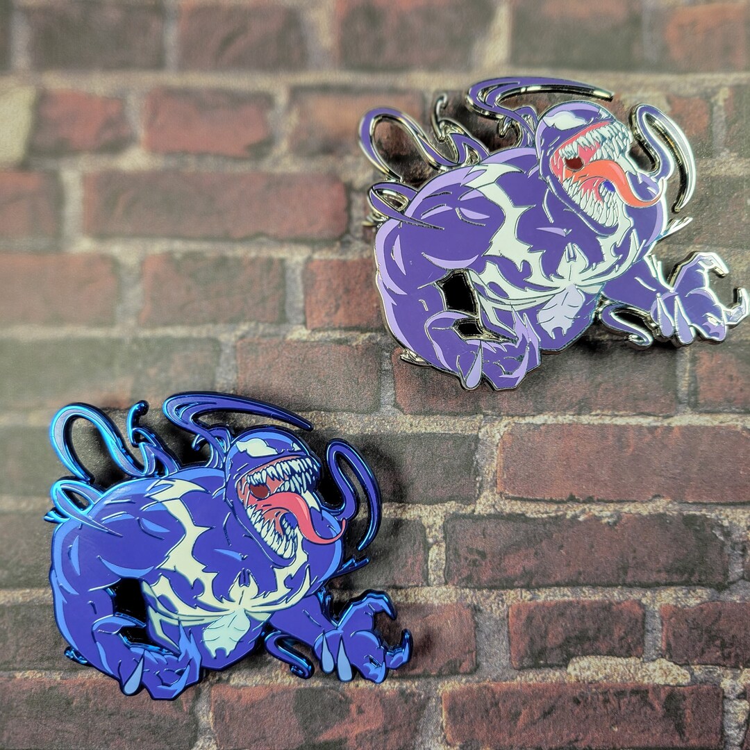 We Are Venom Enamel Pin Symbiote Enamel Pin Black Suit Spiderman Pin - Etsy