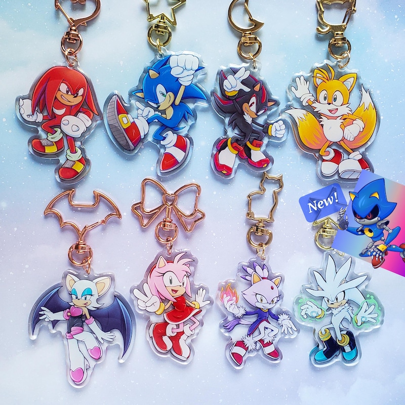 Sonic shadow knuckles and blaze - Etsy.de