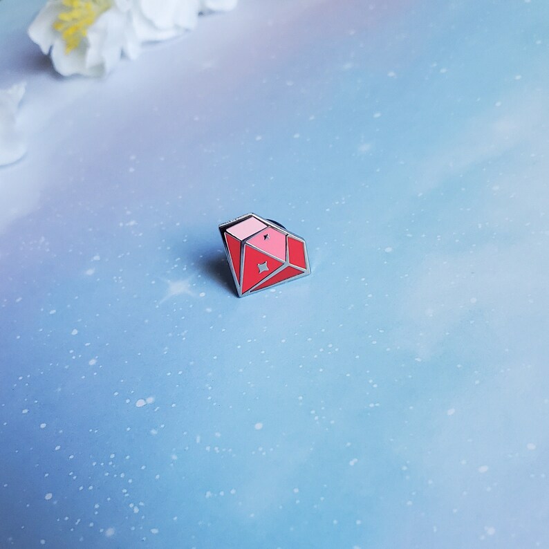 Chaos Emerald Filler Enamel Pins Silver Enamel & All 7 - Etsy