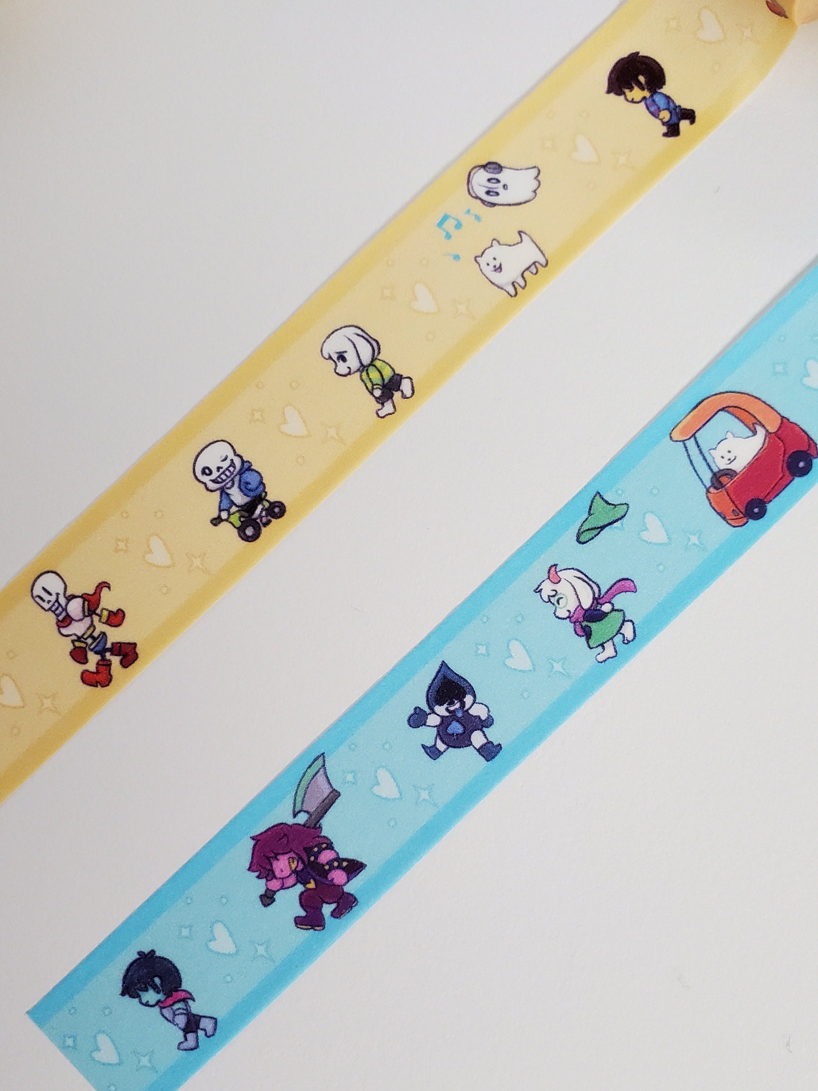 Deltarune & Undertale Washi Tape 1.5cm frisk Kris Susie - Etsy