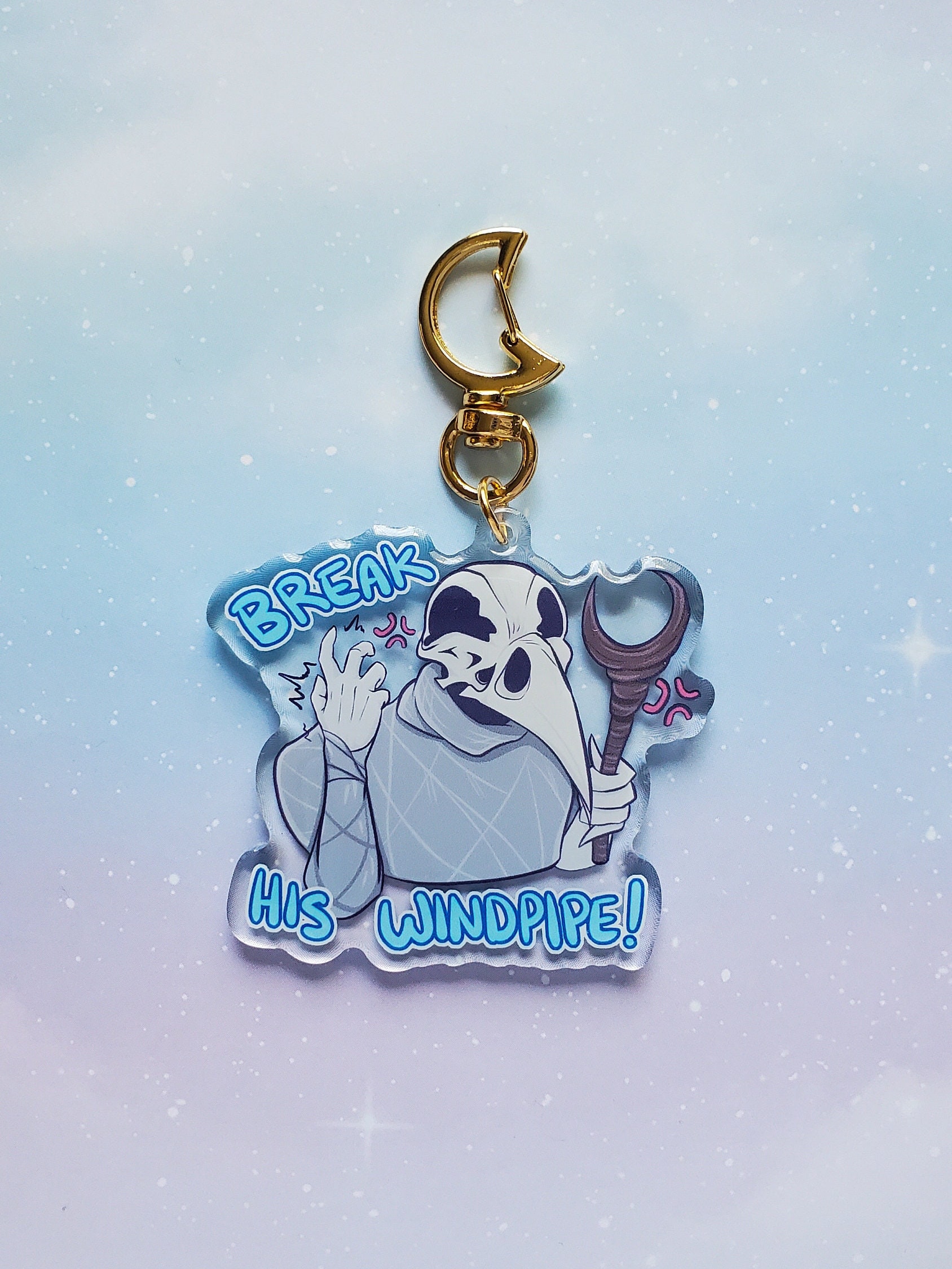 Khonshu break His Windpipe Acrylic Charm - Etsy