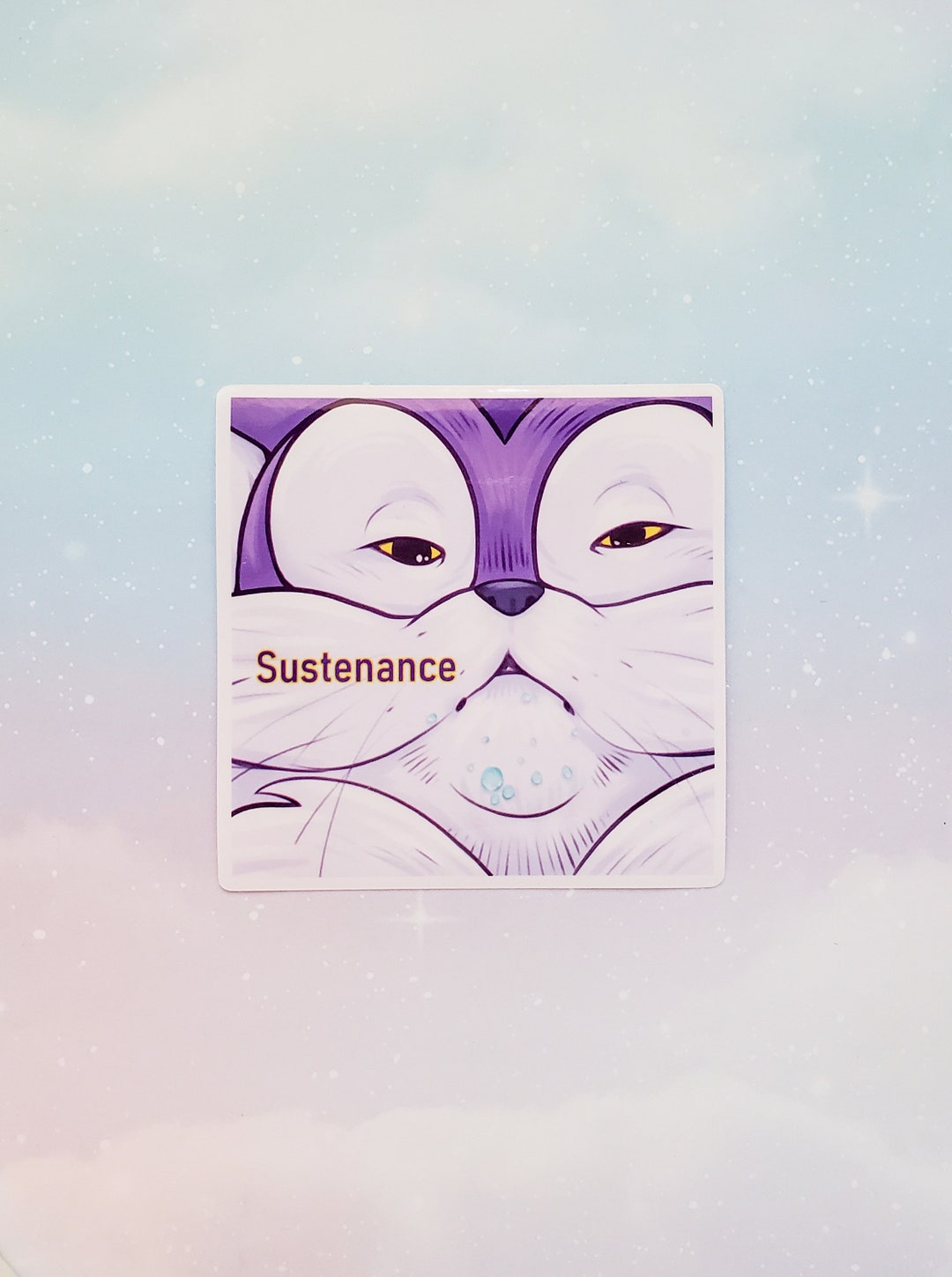Big the Cat Sustenance Meme Sticker Vinyl sonic - Etsy