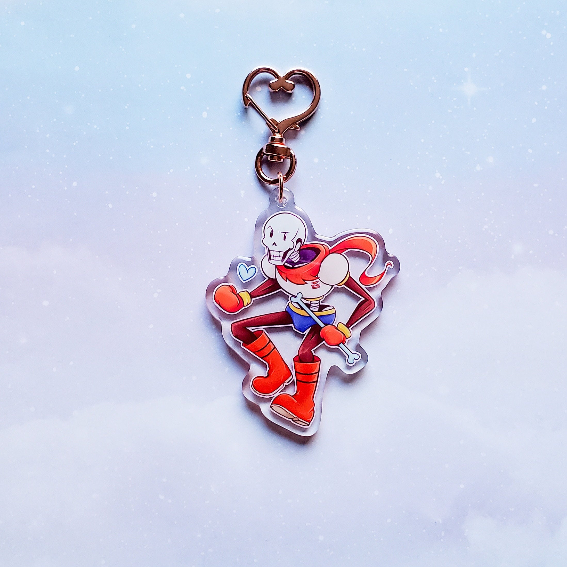 Sans & Papyrus Undertale Sans Keychain Undertale Papyrus - Etsy