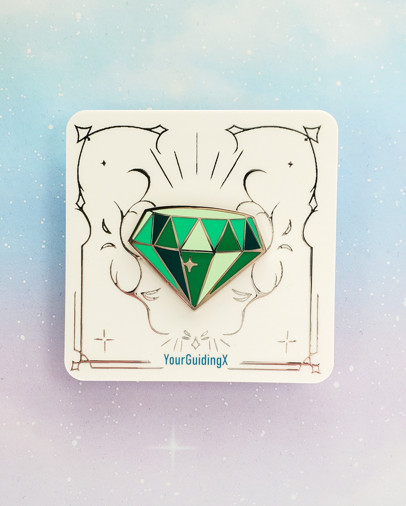 Chaos Emerald Filler Enamel Pins Silver Enamel & All 7 Different Colors ...