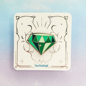 Chaos Emerald Filler Enamel Pins - Silver Enamel & All 7 Different ...