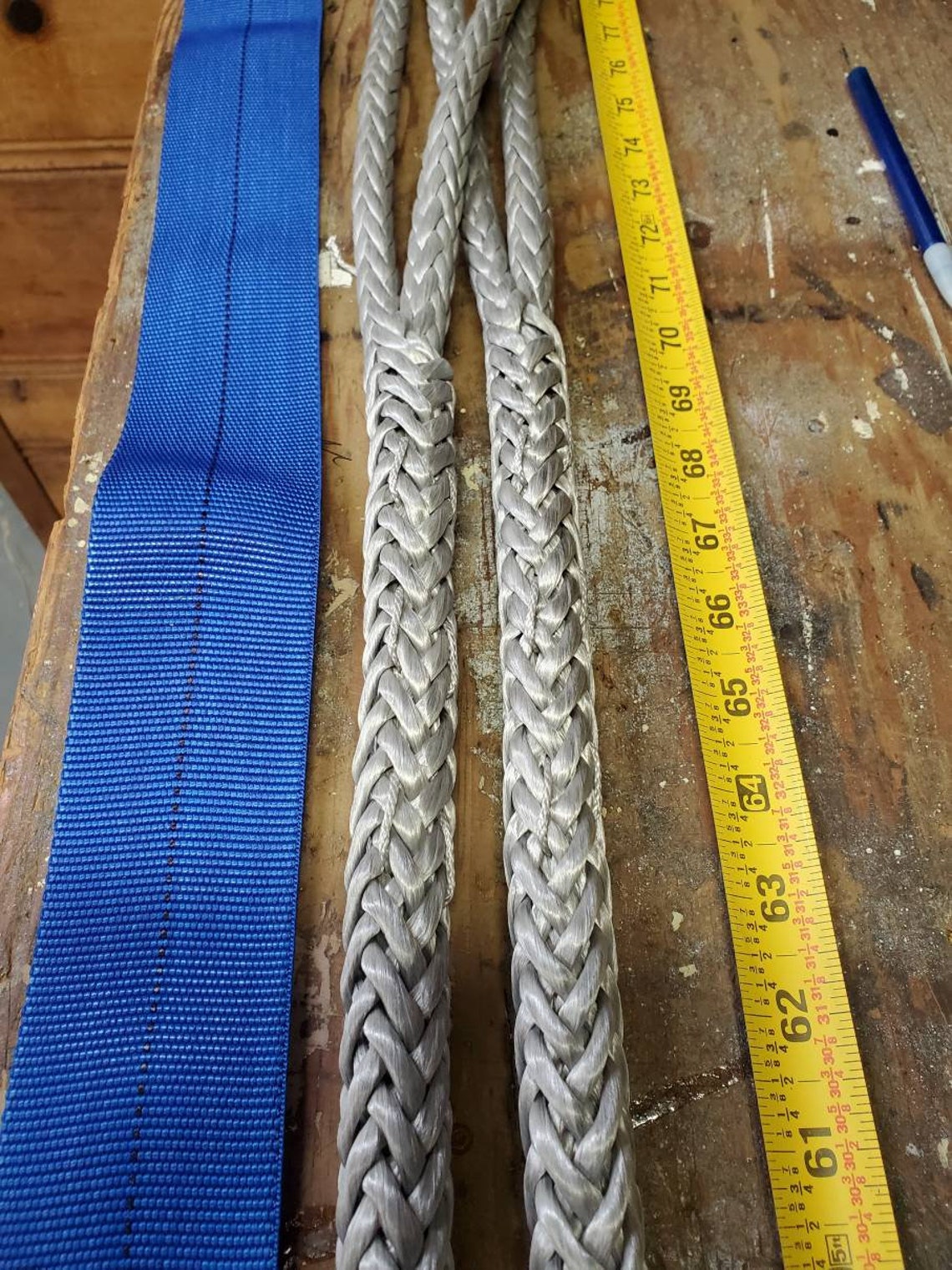 Tow Rope / Mooring Line Pendant W/ Amsteel Blue. Custom Sizes - Etsy