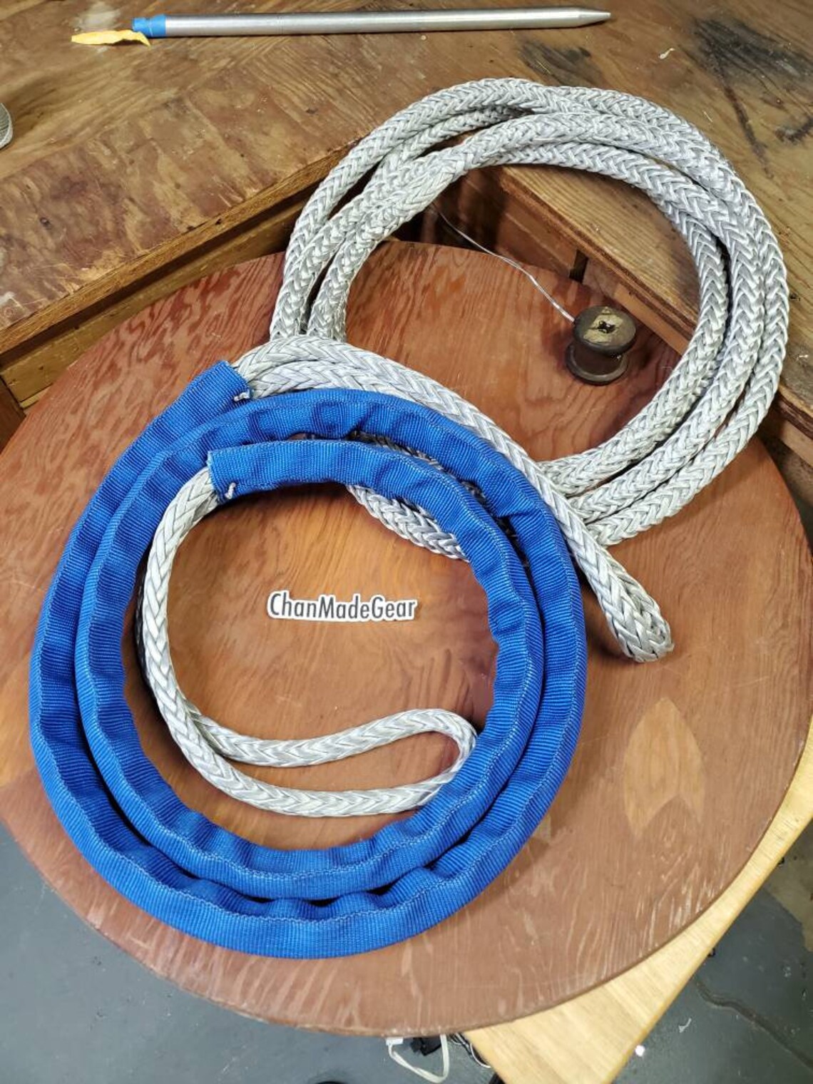 Tow Rope / Mooring Line Pendant W/ Amsteel Blue. Custom Sizes - Etsy