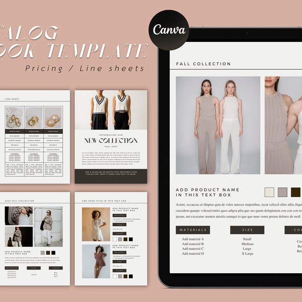 Catalogue Template - Etsy
