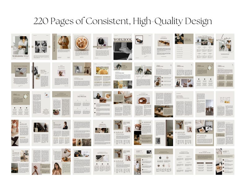 Ebook Canva Template | Flipbook Template | Coaching Workbook | Editable ...