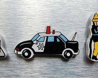 Car Magnet Police | Etsy