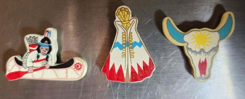 Native American Style Magnet, Indian Art Style Magnet, US Indigenous ...