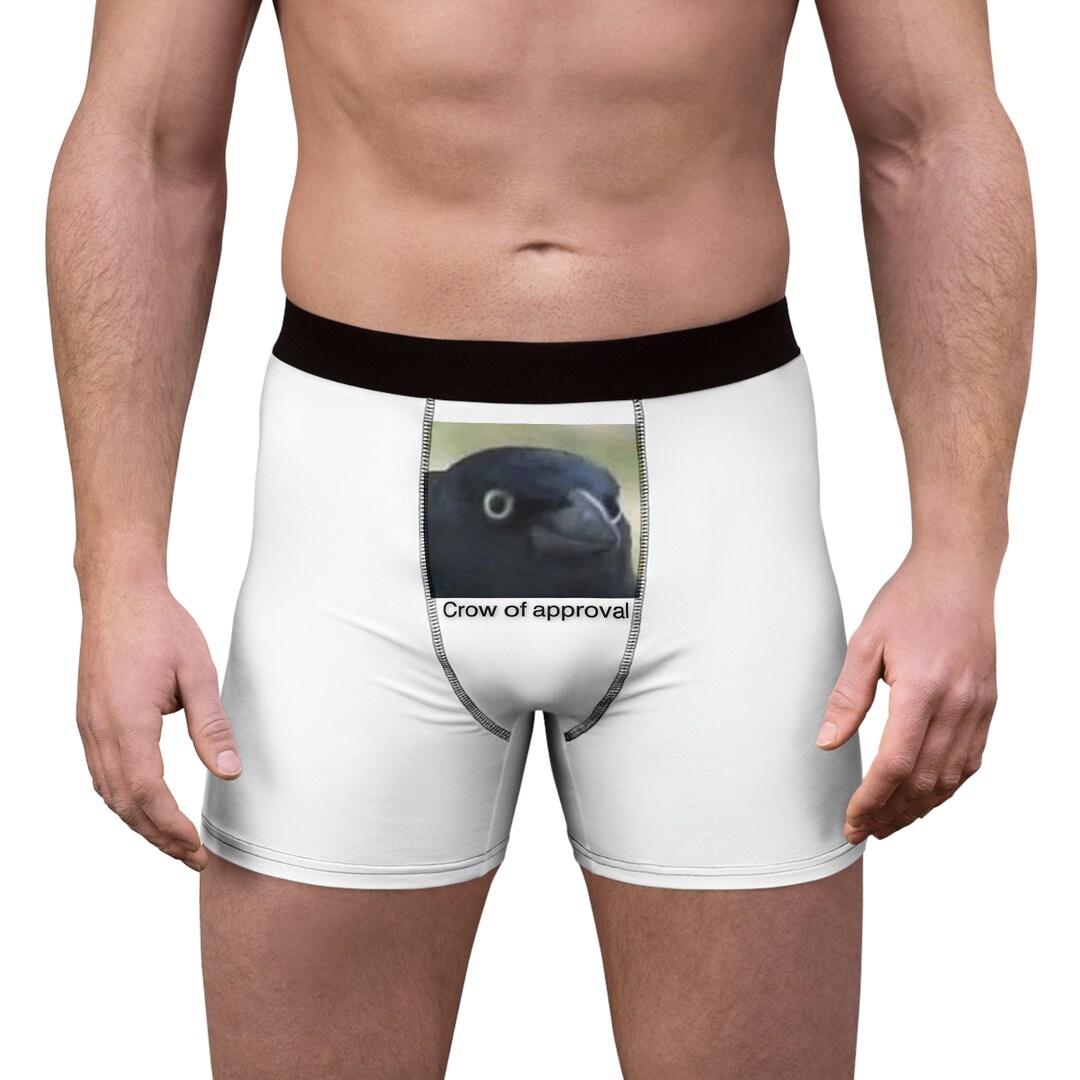 Funny Crow of Approval Meme Men's Boxer Briefs - Etsy