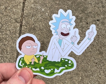 Rick and Morty Portal Sticker - Etsy