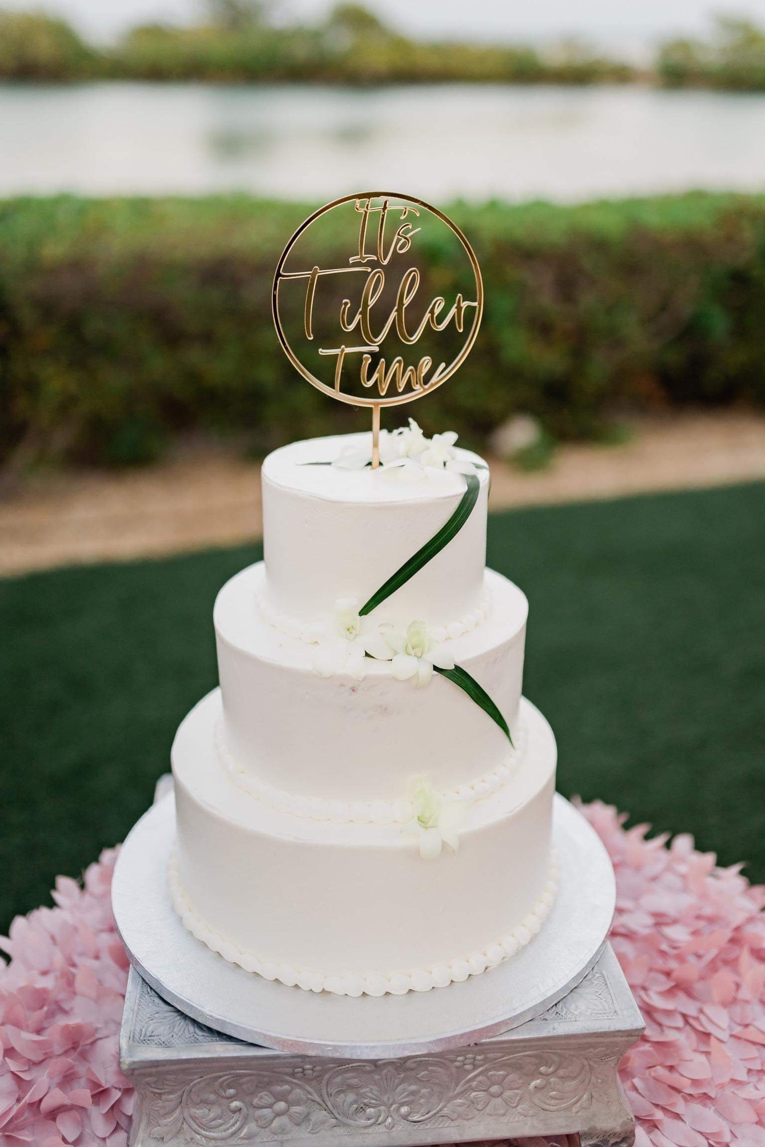 Gold Mirror Cake Topper | Wedding Cake Topper | Custom Cake Topper - Etsy