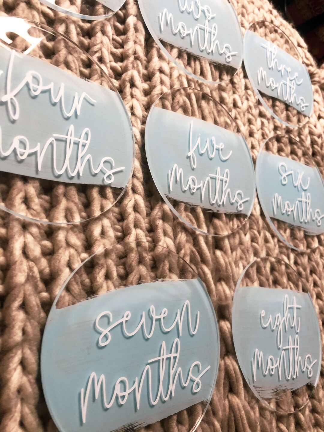 Baby Milestones Milestones Acrylic Baby Milestones Painted Milestones ...