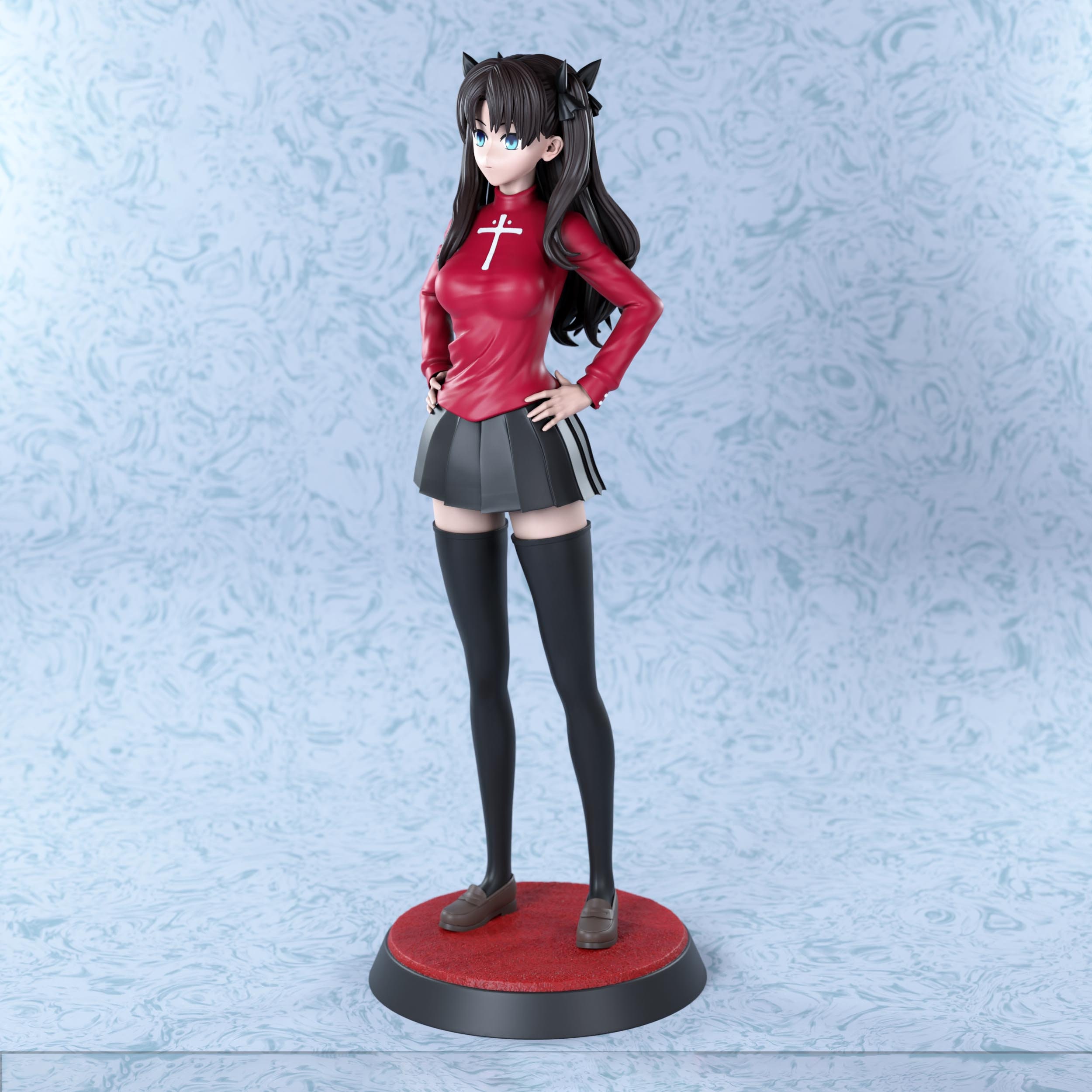 Fgo,【rin Tohsaka】, 1:7, Fan Art Unpainted Garage Kit, Figurines - Etsy
