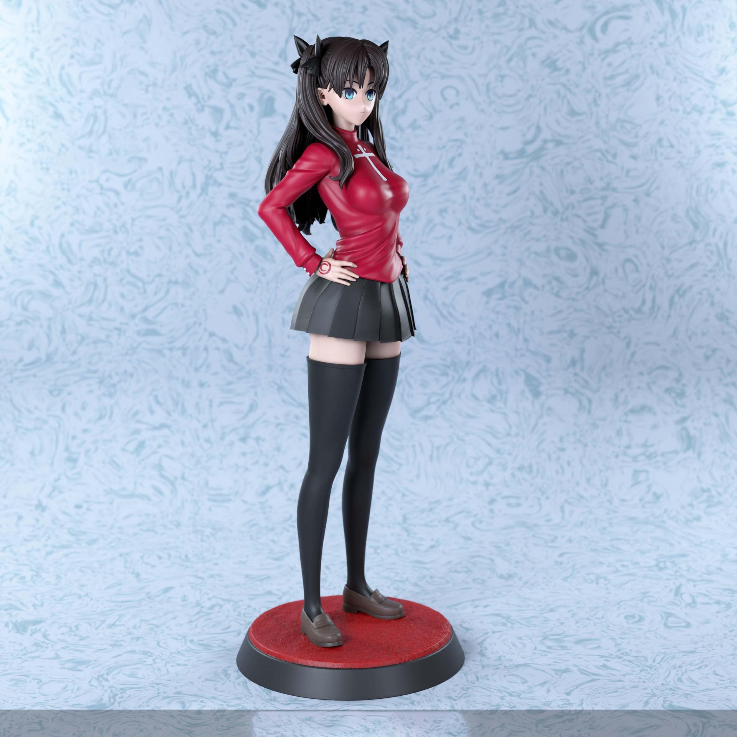 Fgo,rin Tohsaka, 1:7, Fan Art Unpainted Garage Kit, Figurines - Etsy