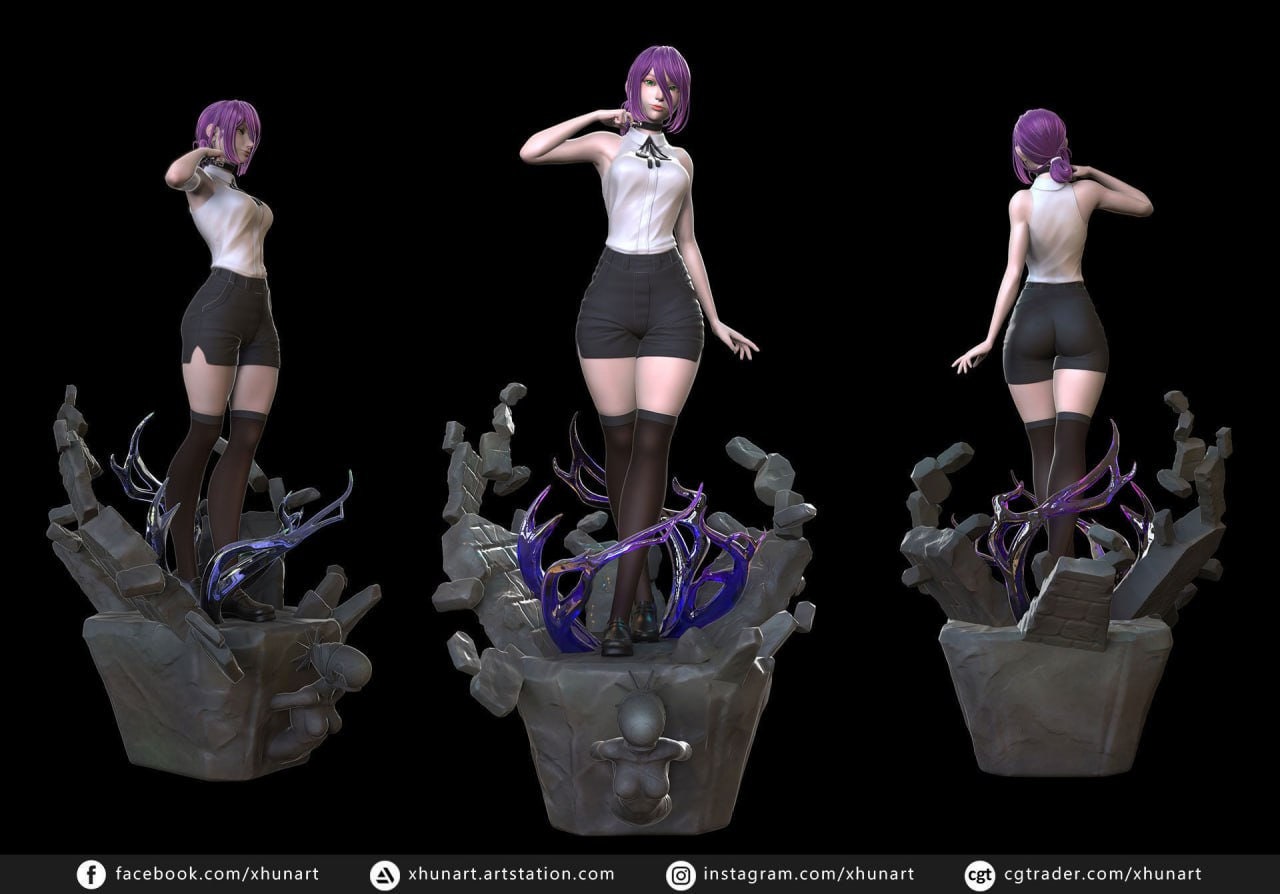 Chainsaw Man,reze, 1:7, Fan Art Unpainted Garage Kit, Figurines - Etsy