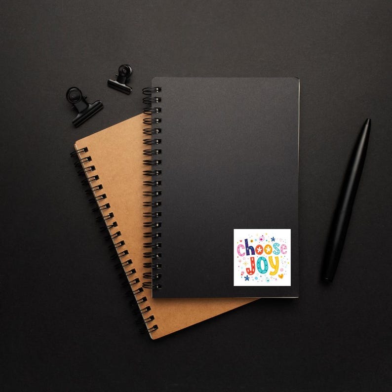 Choose Joy Sticker | Colorful Die Cut Inspiration for Everyday ...