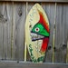 Front Porch Fish Decor | Surfboard Art | Tropical Porch Decoration ...