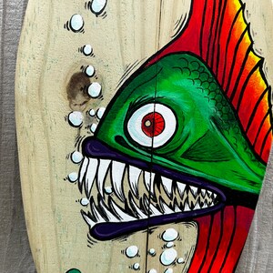 Front Porch Fish Decor | Surfboard Art | Tropical Porch Decoration ...