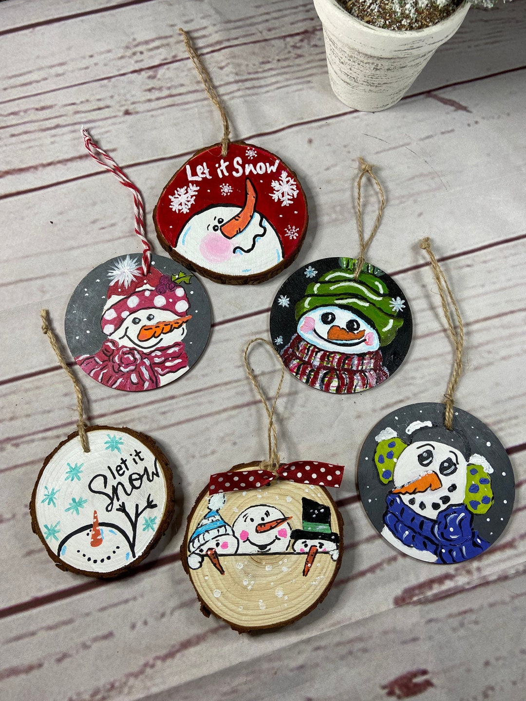 Snowman Christmas Decor Christmas Tree Decorations Snowman Ornament Set ...
