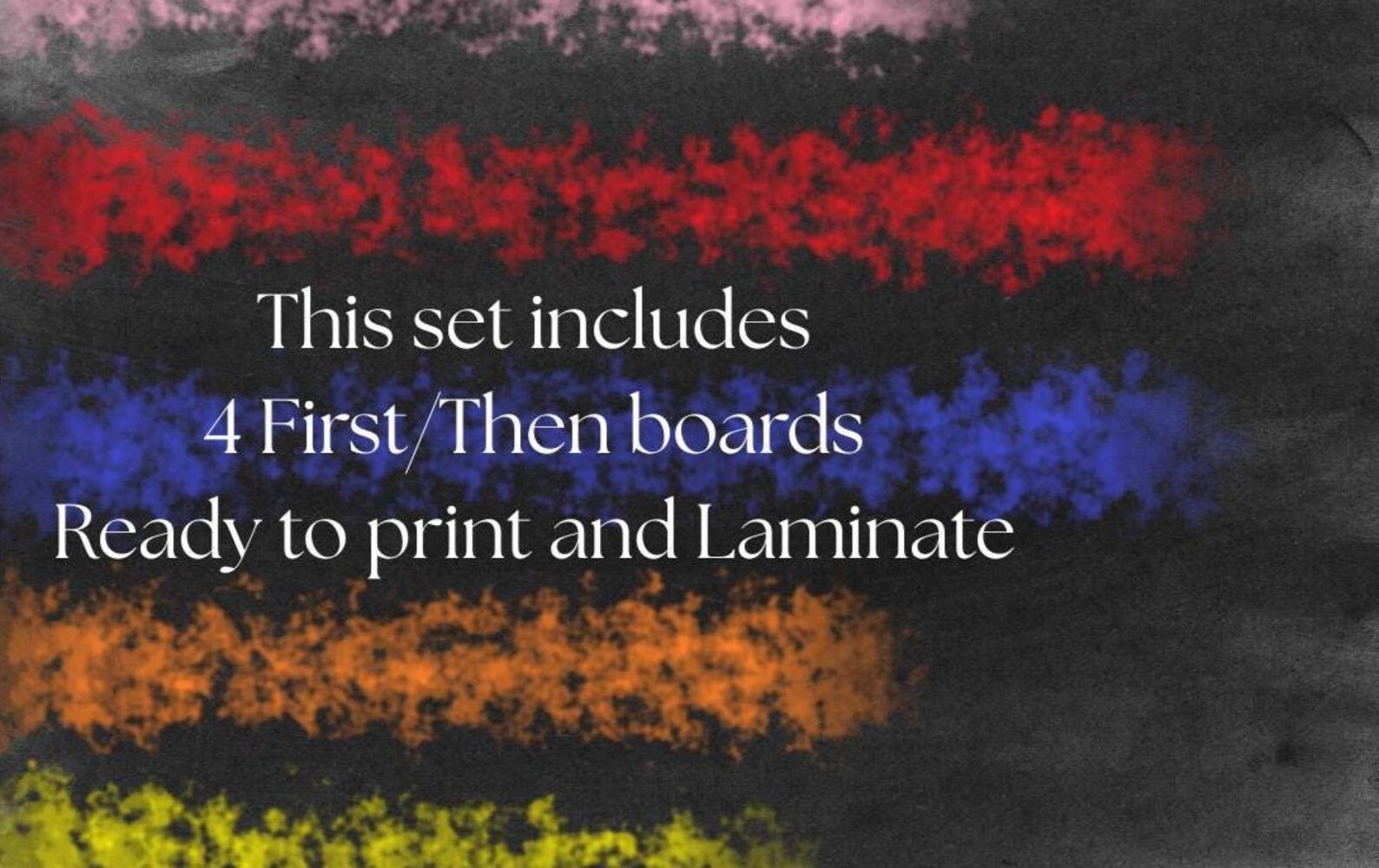 Printable First/then Board Set for Kids - ABA Therapy, RBT, Classroom ...