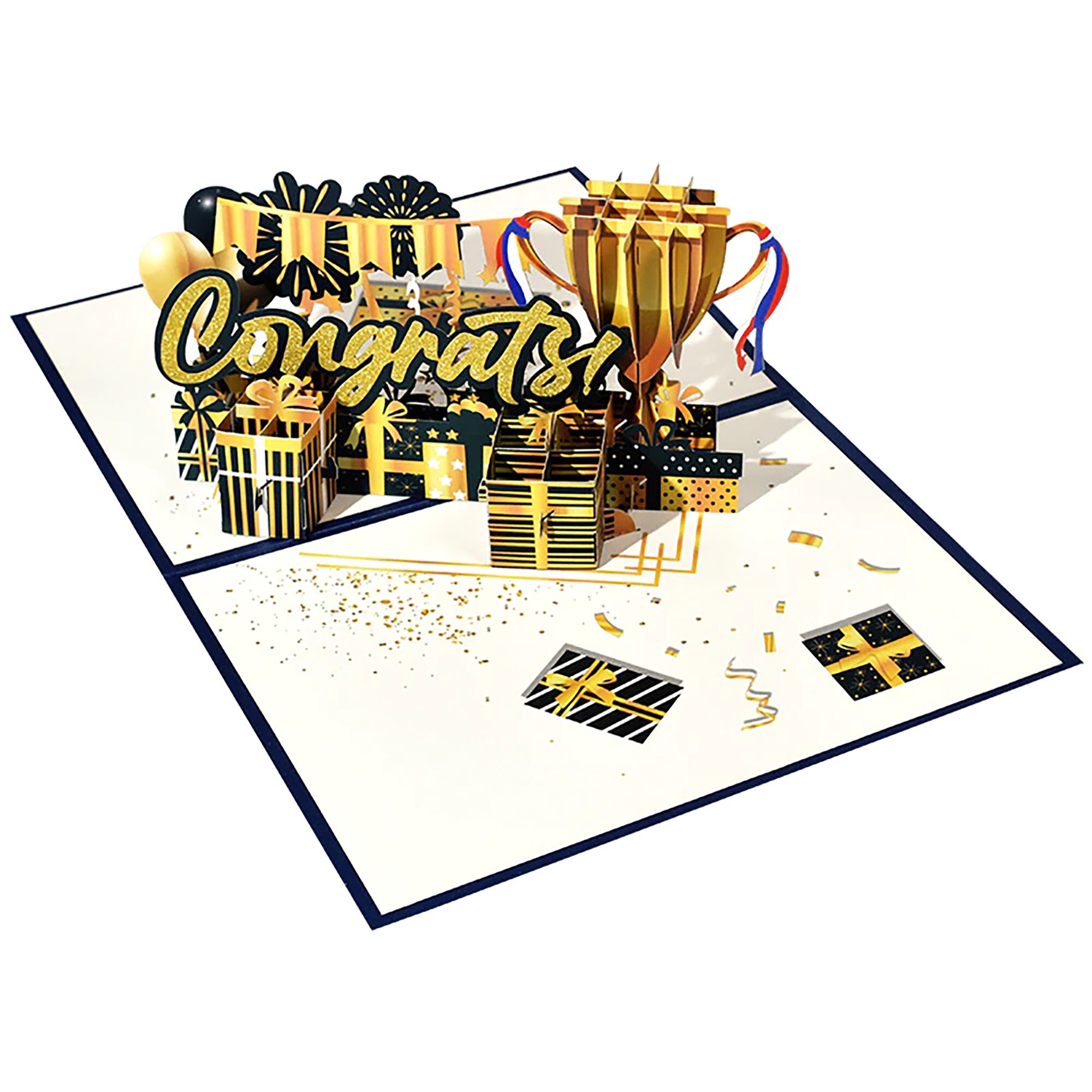 10 Pack Congrats Pop up Card for Graduation, Wining, Accomplishments ...