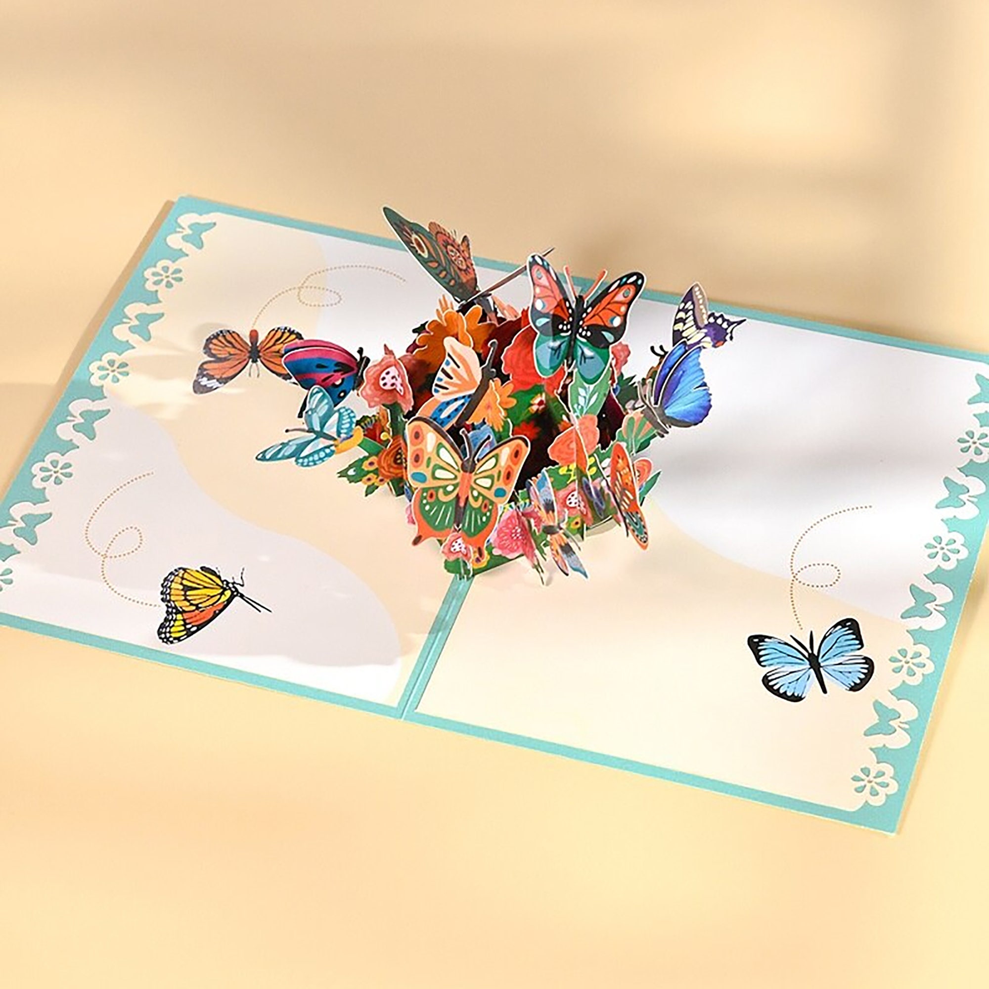 10 Pack 3D Pop up Butterfly Birthday Cards for Kids Wife Mom Greeting ...