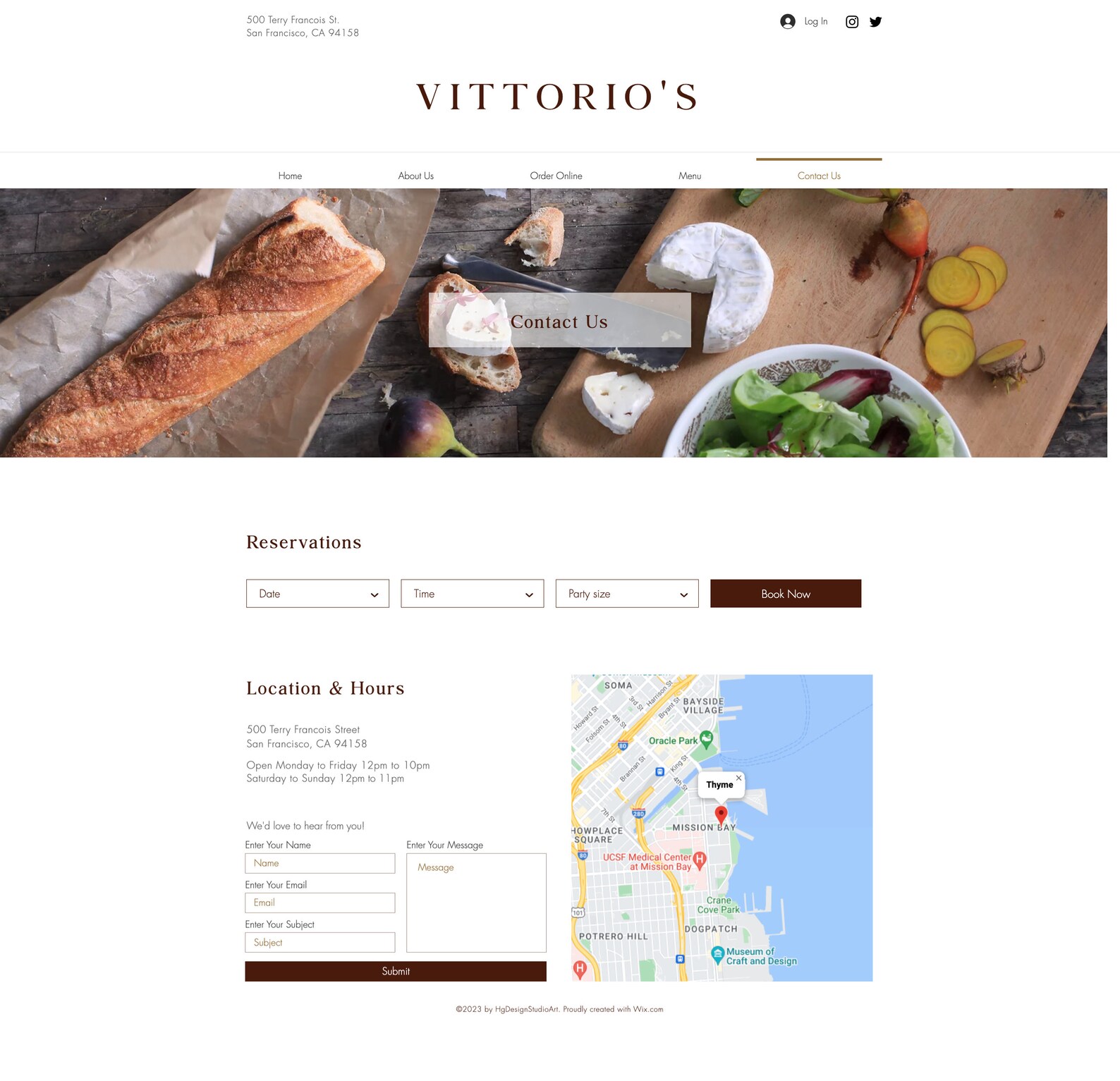 Restaurant Fine Dining Bar WIX Theme - Restaurant Theme - High End ...