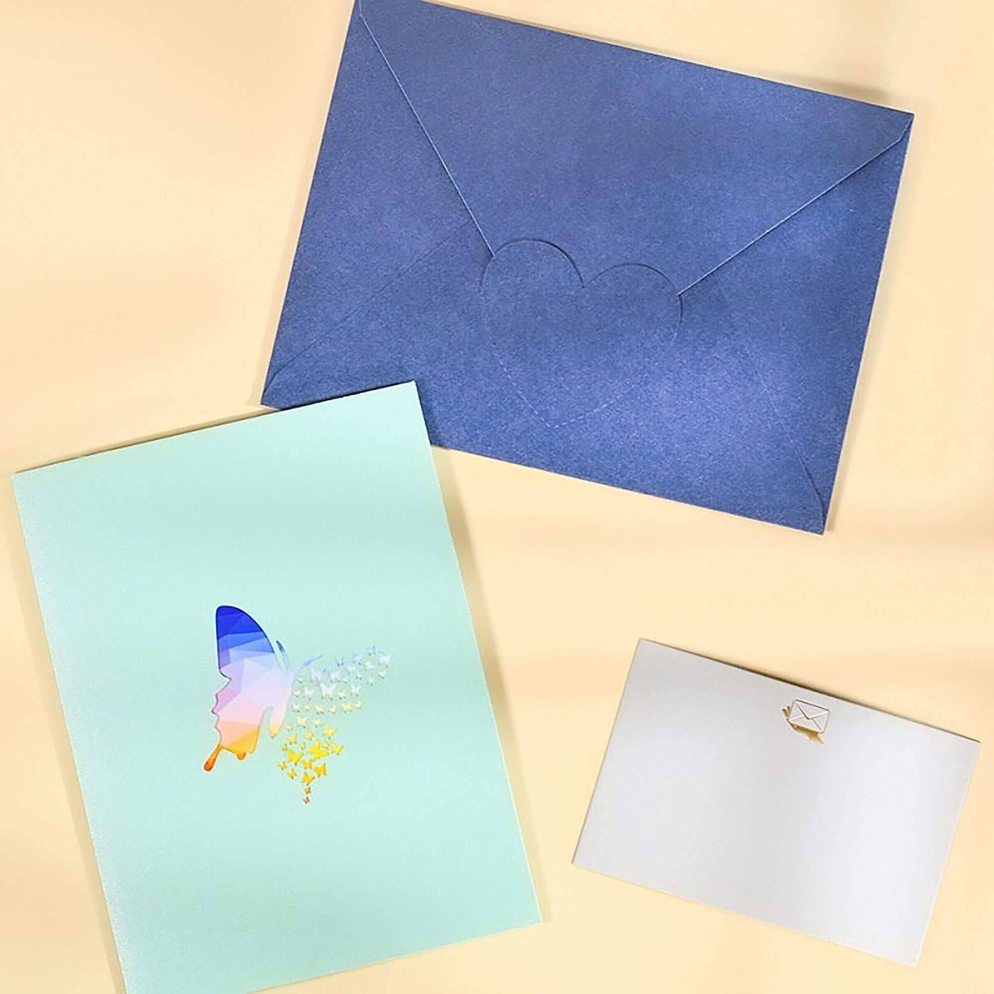 10 Pack 3D Pop up Butterfly Birthday Cards for Kids Wife Mom Greeting ...