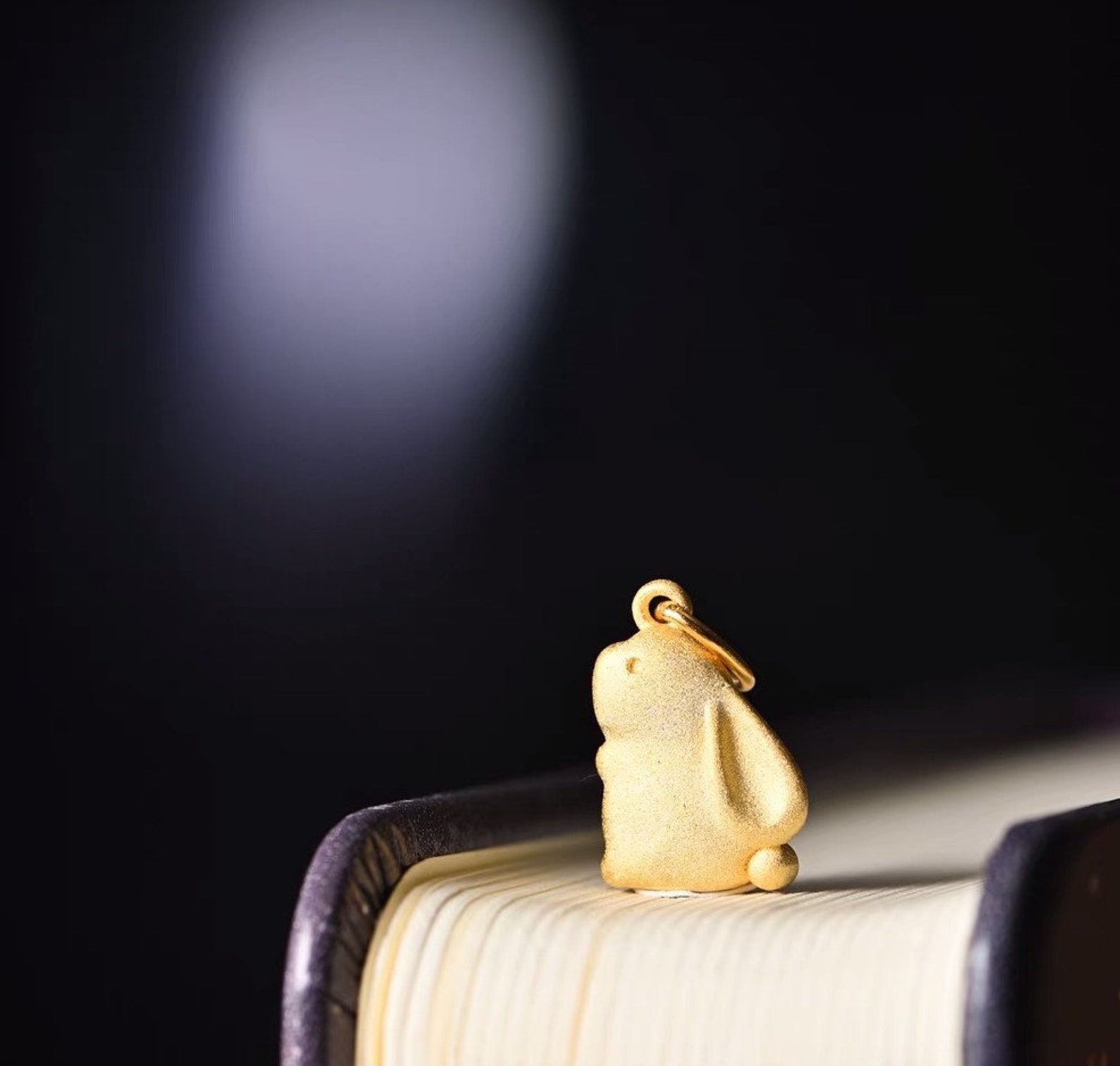 Rabbit Necklace Gold Bunny Pendant Animal Lover Gift Vet - Etsy