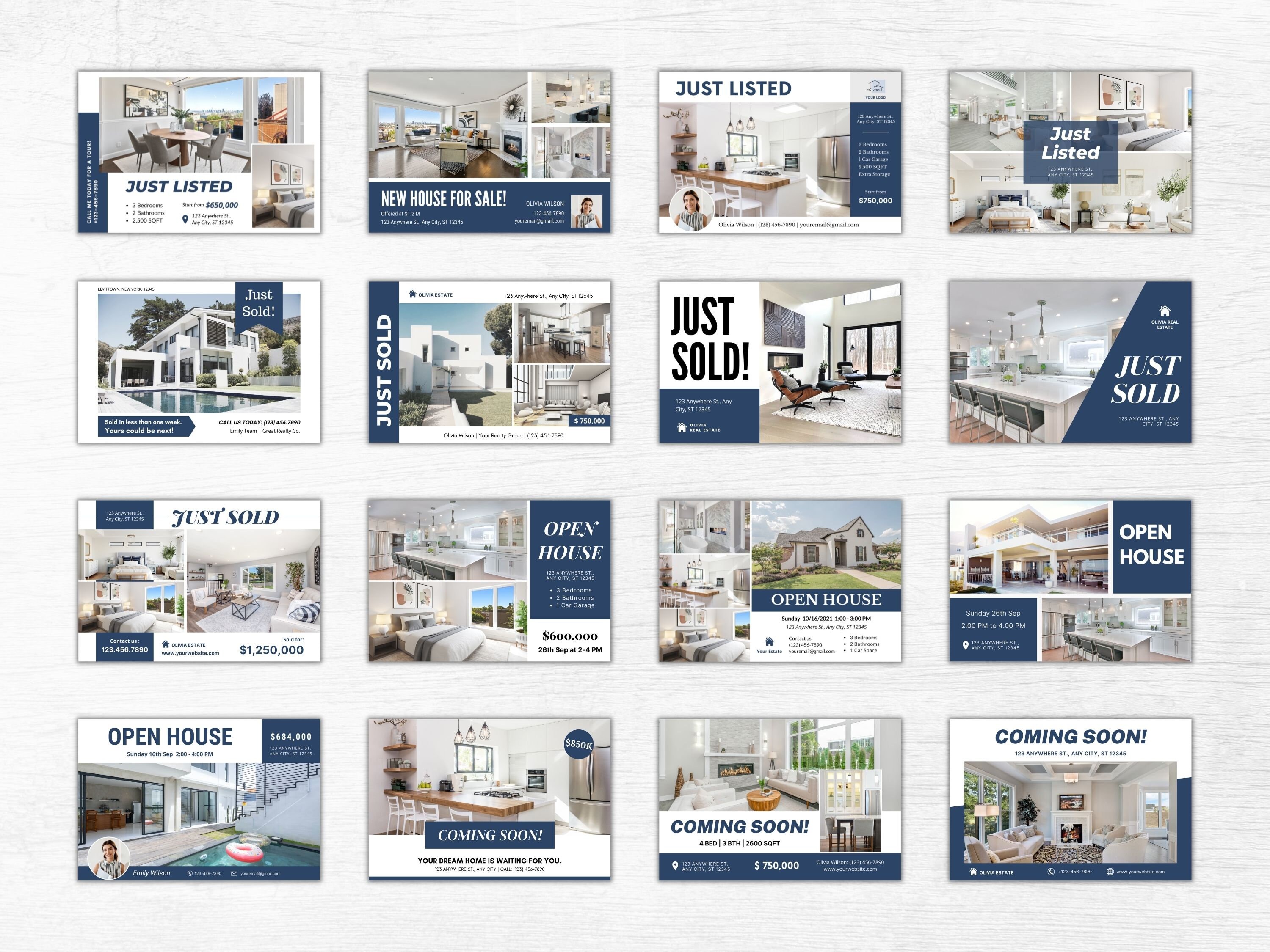 30 Real Estate Postcard Templates, Realtor Farming Postcards, Realtor ...