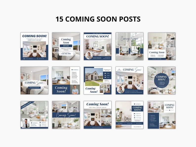 90 Real Estate Social Media Listing Update Posts, Listing Updates ...
