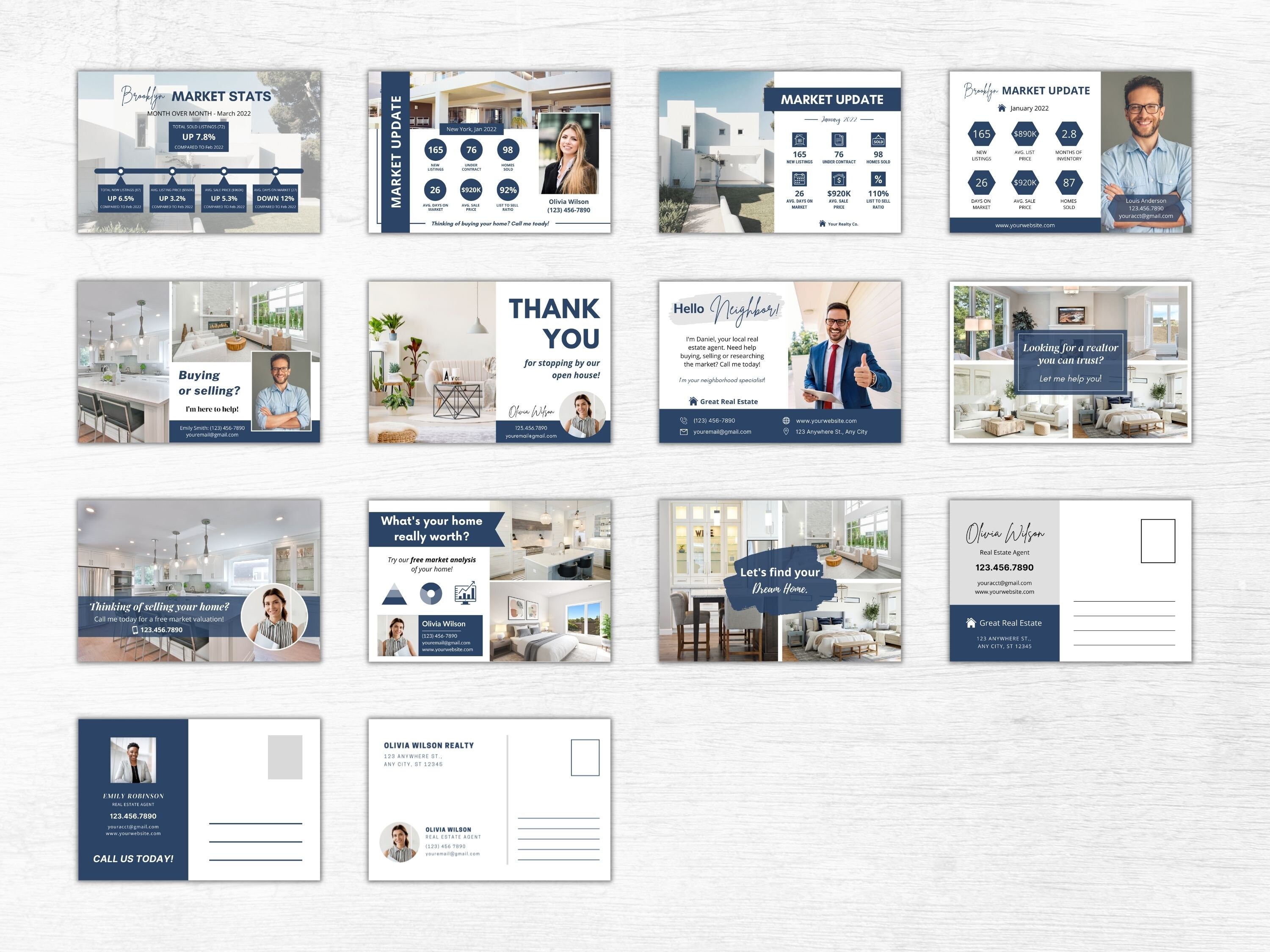 30 Real Estate Postcard Templates, Realtor Farming Postcards, Realtor ...