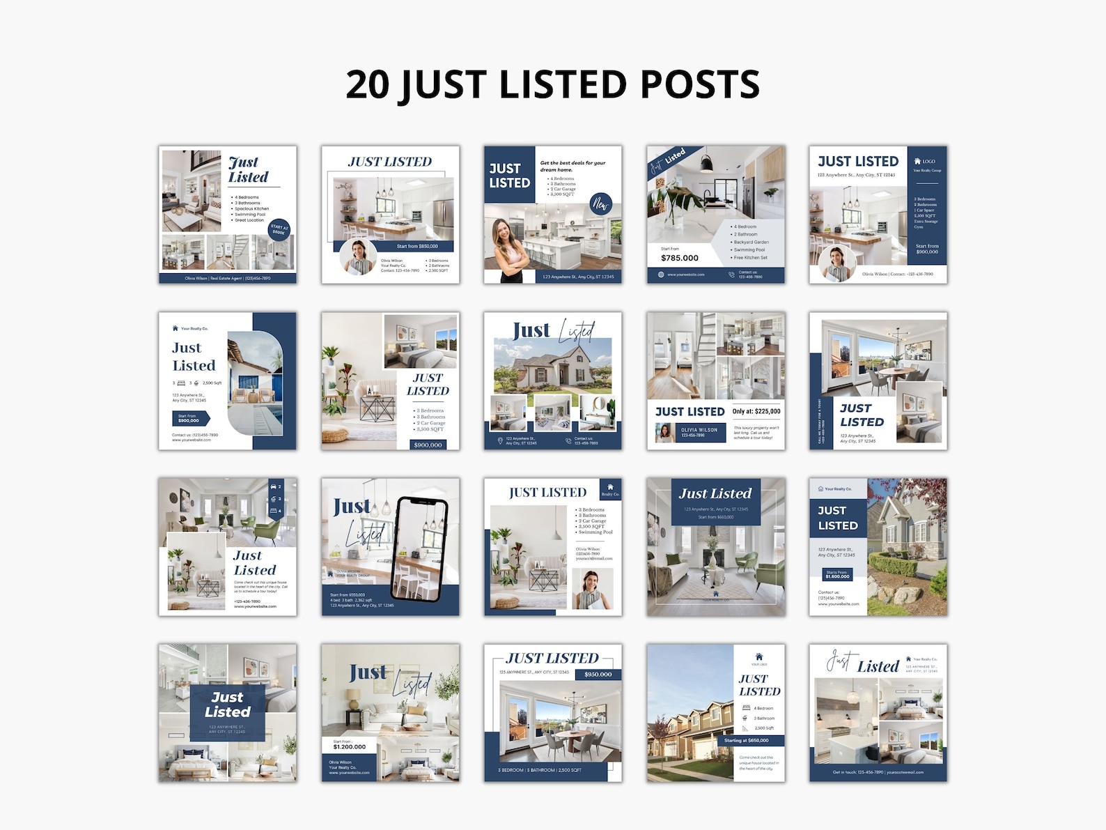 90 Real Estate Social Media Listing Update Posts, Listing Updates ...