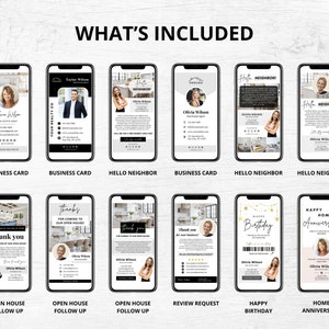 Real Estate Textable Bundle, Textable Real Estate Card Bundle, Real ...