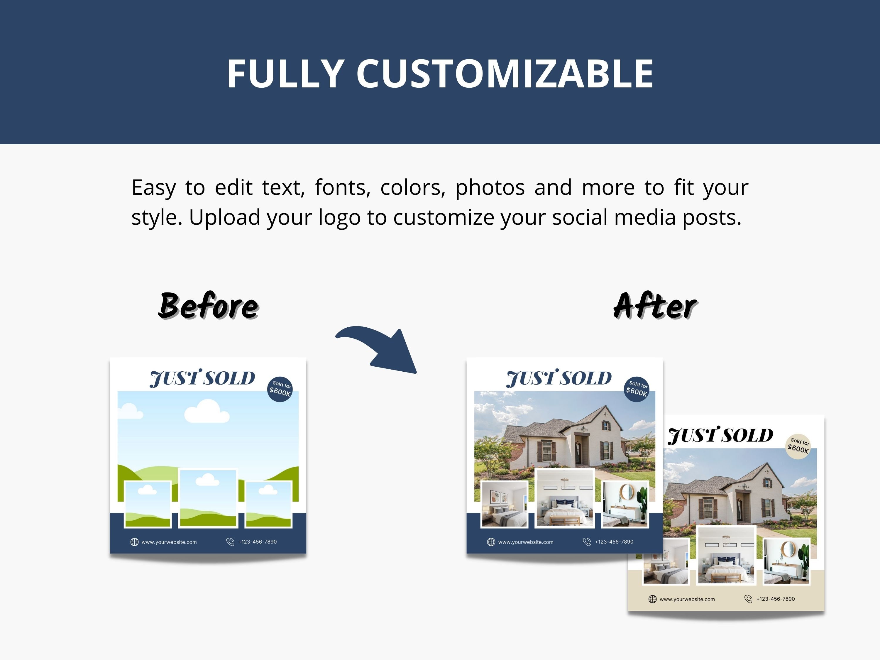 20 Just Sold Instagram Posts, Just Sold Social Media Posts, Real Estate ...