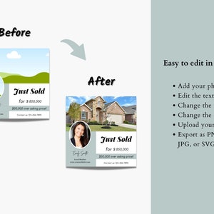 20 Just Sold Realtor Instagram Posts, Real Estate Instagram Posts, Just ...